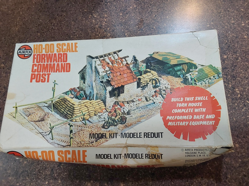 Vtg AIRFIX: Forward Command Post Kit HO-OO #04380-5 Series 4 Model Kit ...