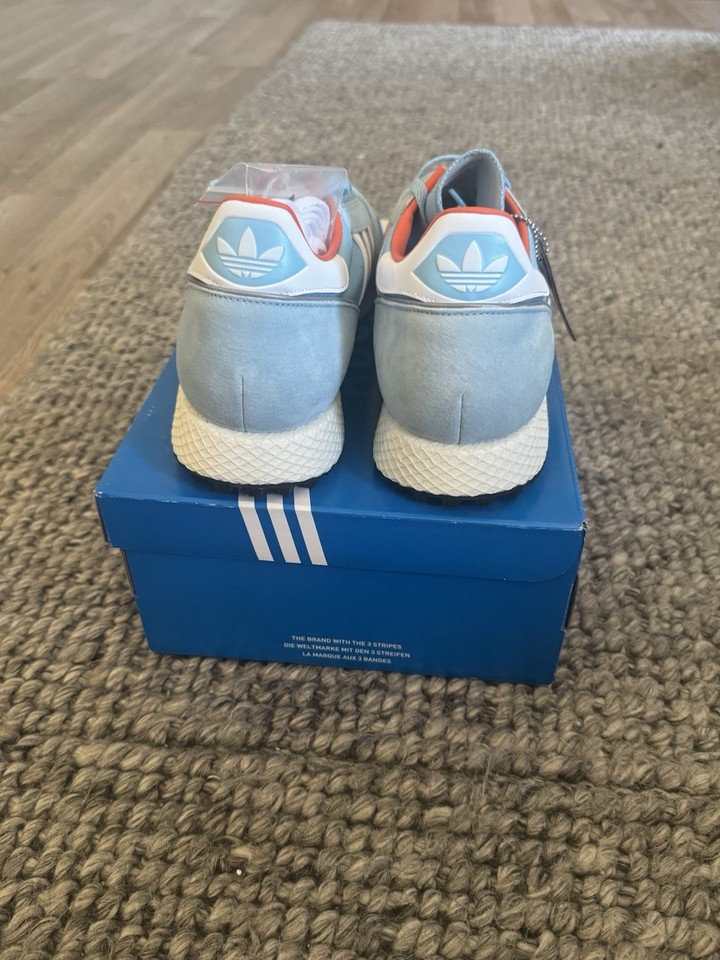 Adidas Silverbirch SPZL X Robert Brooks Clear Blue BD7921 US 10.5 UK 10 ...
