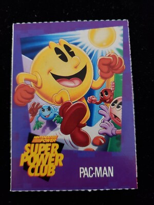 Nintendo Power Super Power Club Magazine Card #34 PAC MAN | eBay