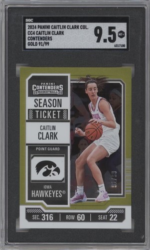 2024 Panini Caitlin Clark Collection - College Contenders Caitlin Clark ...