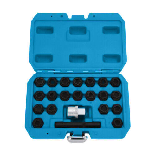 Wheel Locking Key Set Anti-theft Wheel Rim Lug Nut Master Removal Tool ...