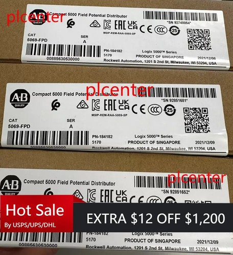 Allen Bradley 5069-FPD Compact I/O Field Potential Distributor Factory ...