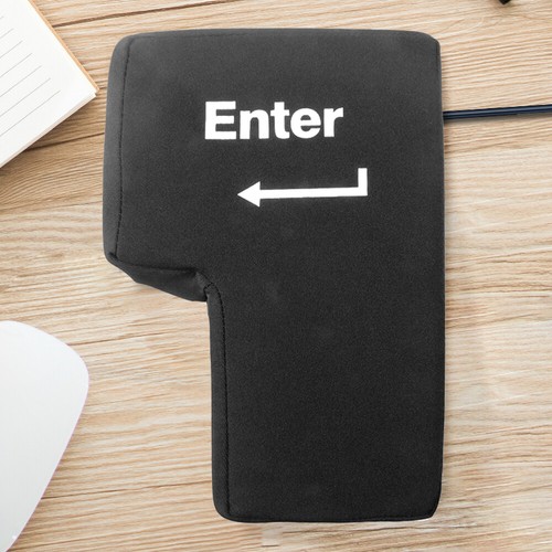 USB Hand Big Enter Return Key Decompression Soft Pillow Button Offices ...