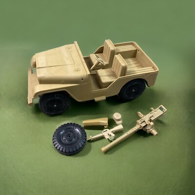 Vintage 1967 Marx Toys Rat Patrol Jeep w/ Accessories READ | eBay