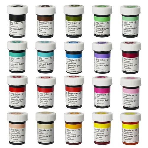 Edible Food Colouring Wilton Concentrated Gel Paste 25g Icing Cake ...