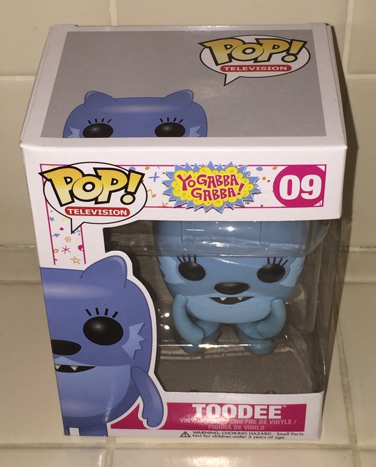 1 FUNKO POP YO GABBA GABBA TOODEE #09 RETIRED VAULTED VINYL FIGURE RARE ...