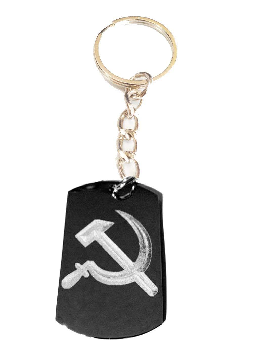 Hammer and Sickle USSR Former Soviet Union Flag Symbol Metal Ring Key ...