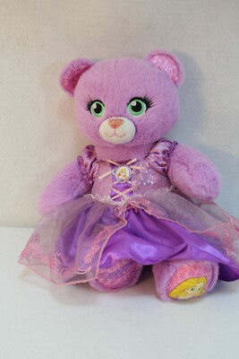 Build A Bear Disney Princess Rapunzel Purple Dress Limited Edition ...