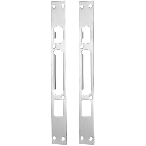 2Pcs Stainless Steel Door Security Strike Plates Reinforcement Plates ...
