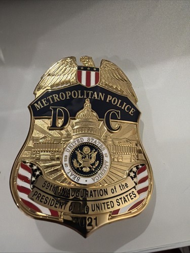 Metropolitan Police DC Police 59th Presidential Inauguration Badge | eBay