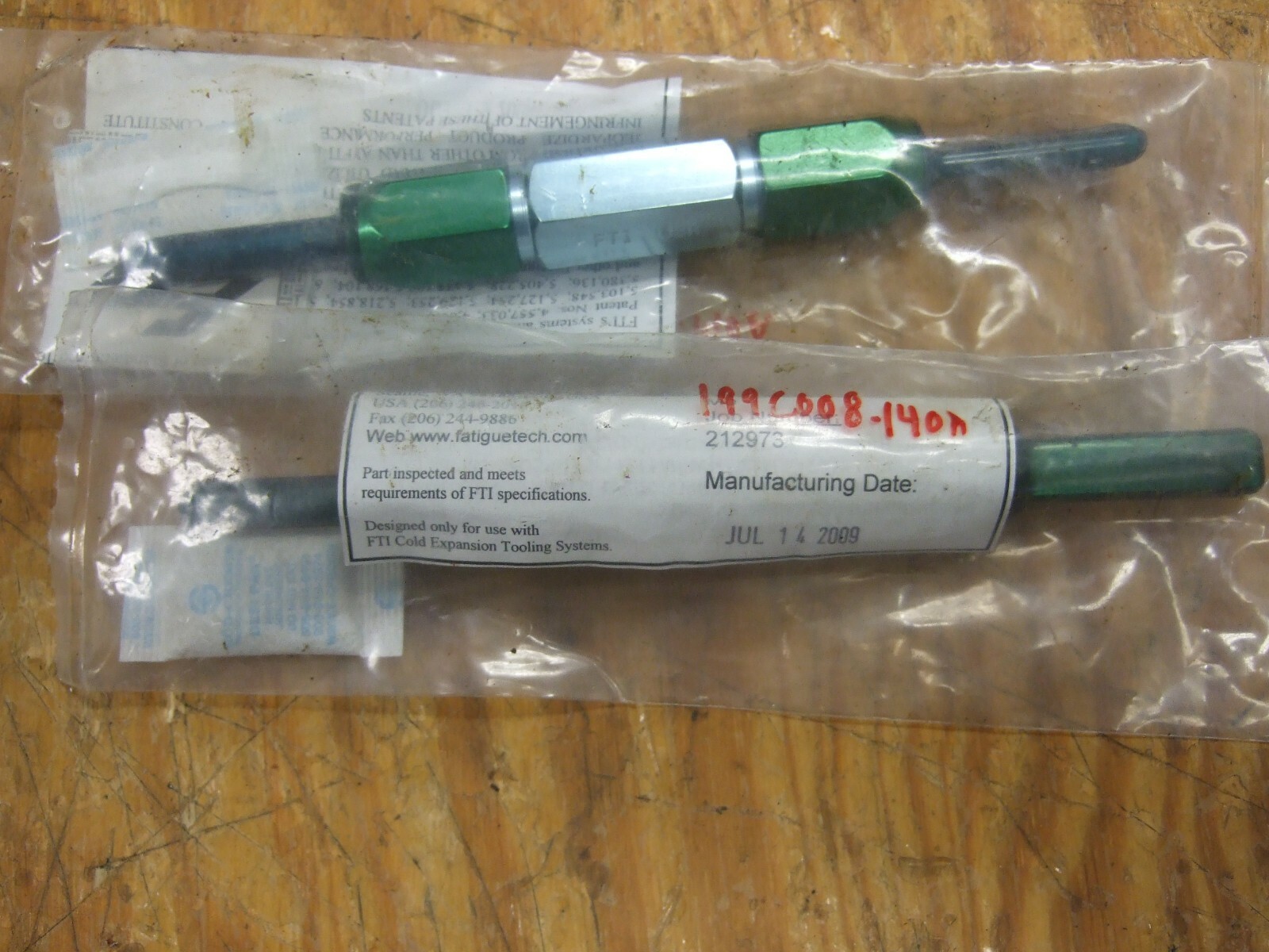 LOT 2 FTI FATIGUE TECHNOLOGY GAGES FTG3-1-3 2072-854 COLD EXPANSION ...