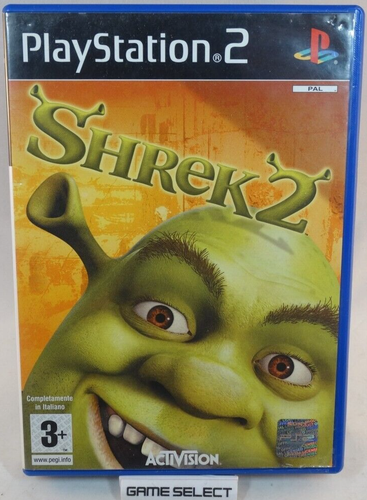 Shrek 2 Dreamworks sony PS2 PLAYSTATION Pal Eur - - Original Complete ...