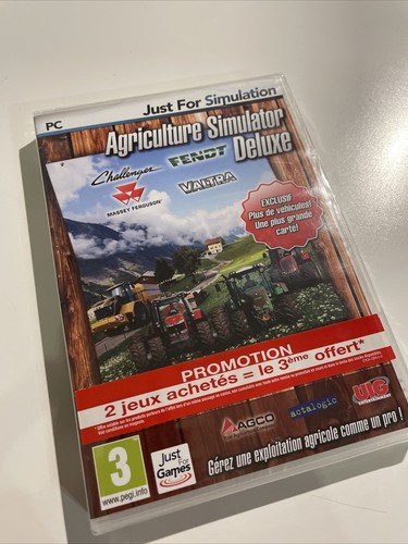 NEUF NEW agriculture simulator deluxe simulation ferme PC CD-ROM | eBay