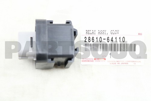 2861064110 Genuine Toyota RELAY ASSY, GLOW PLUG 28610-64110 | eBay