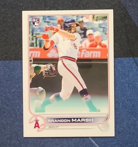 2022 Topps Factory Set Brandon Marsh Rookie Image Variation RC #243 ...