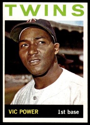 1964 Topps Vic Power Minnesota Twins #355 | eBay