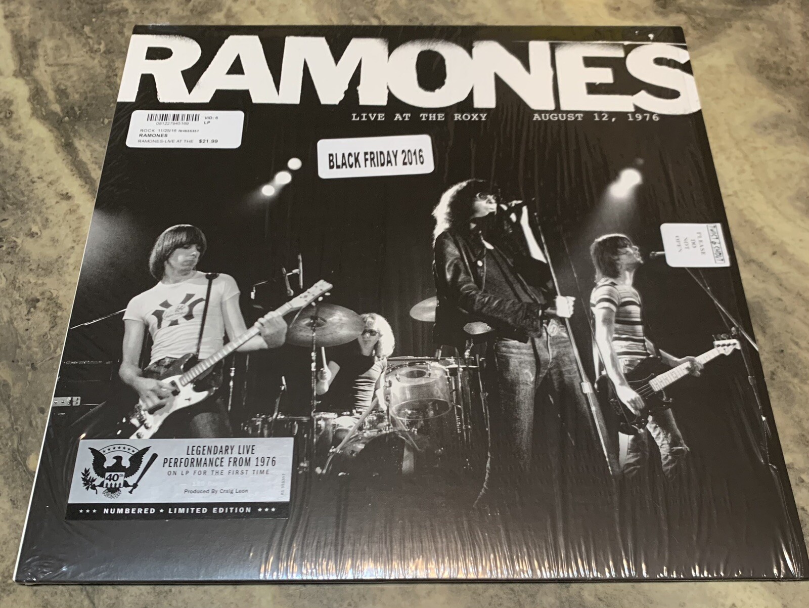 Ramones Live At The Roxy 1976 RSD 2016 vinyl rare oop 180g LP 07048/ ...