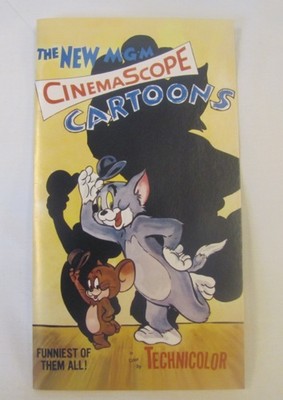MGM TOM AND JERRY CLASSIC DESIGN BLANK GREETINGS CARD CINEMASCOPE ...