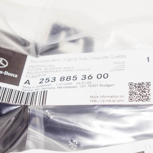 NEW MERCEDES-BENZ GLC X253 FRONT BUMPER RIGHT COVER A2538853600 OEM NO ...