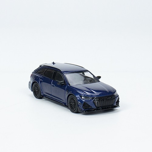 MINI GT 1:64 Model Car Audi ABT RS6-R Alloy Vehicle #574 LHD- Blue ...
