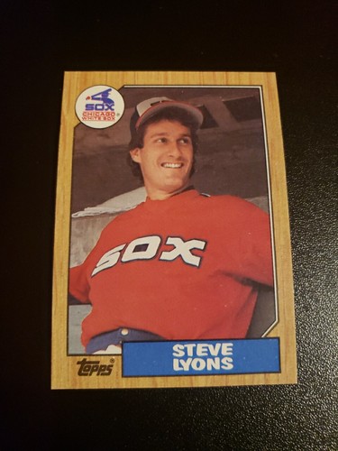 1987 Topps Baseball Card #511 Steve Lyons WHITE SOX | eBay