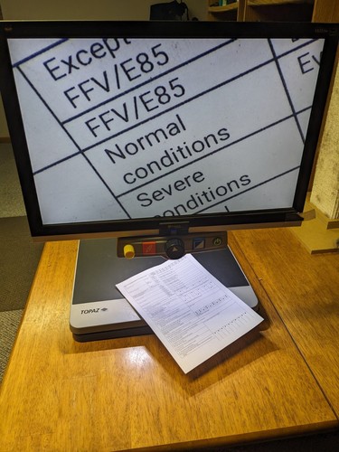 Freedom Scientific Topaz Impaired Low Vision Magnifier 17" Screen ...