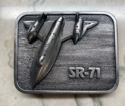 Vintage Lockheed SR-71 Blackbird Commemorative Belt Buckle | eBay UK