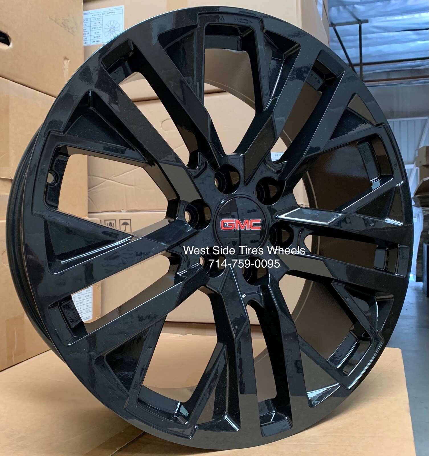 24” GMC SIERRA YUKON CARBON PRO BLACK WHEELS CHEVY TAHOE SILVERADO ...
