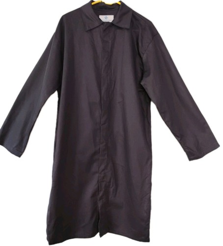 Flame Resistant Food Processing Lab Coat, Medium, Navy Blue, C09UJLCFS ...