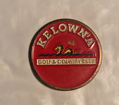 KELOWNA GOLF & COUNTRY CLUB, CANADA 1"- COIN STYLE Ball Marker. VTG. | eBay