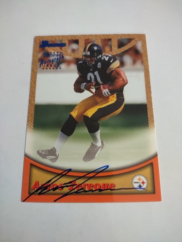 AMOS ZEREOUE 1999 Bowman CERTIFIED RC AUTOGRAPH ROOKIE #A32 Pittsburgh ...