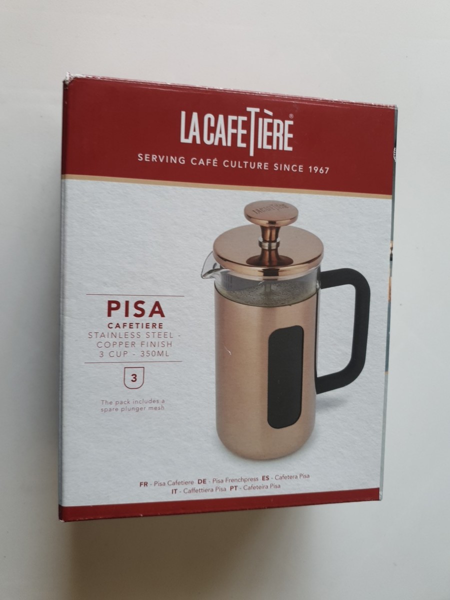 La Pisa Cafe La Cafetière Pisa Red Cafetière 8 Cup