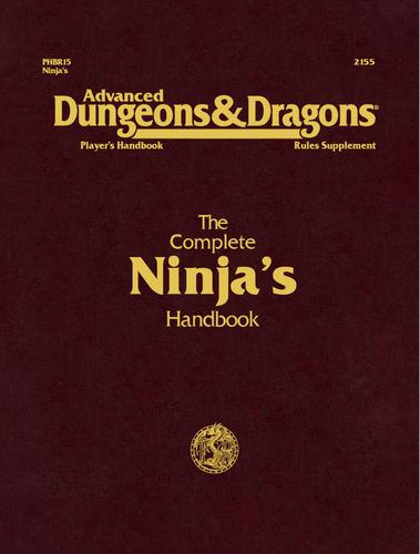 The Complete Ninja’s Handbook AD&D Player Handbook Rules Supplement ...