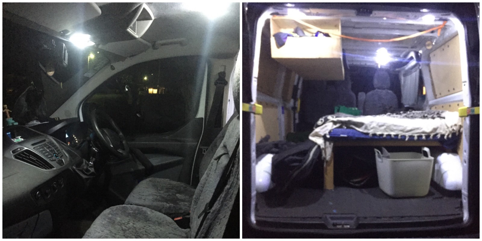 FORD TRANSIT CUSTOM - INTERIOR LED UPGRADE KIT 2014+ SUPER BRIGHT ...