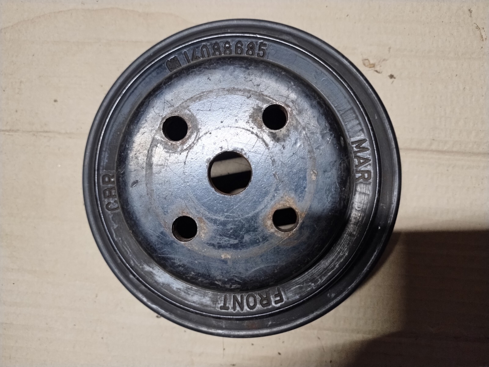 Chevrolet V 8 Serpentine Water Pump Pulley 14088685 CBR for sale online ...