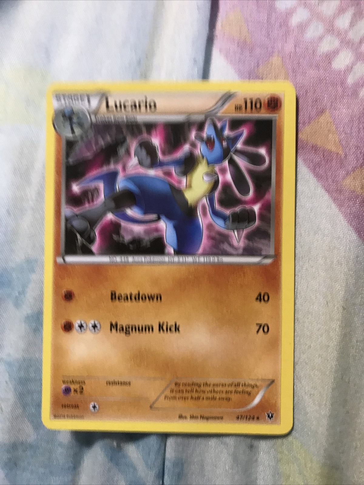 Pokémon TCG Lucario Fates Collide 47/124 Regular Rare | eBay