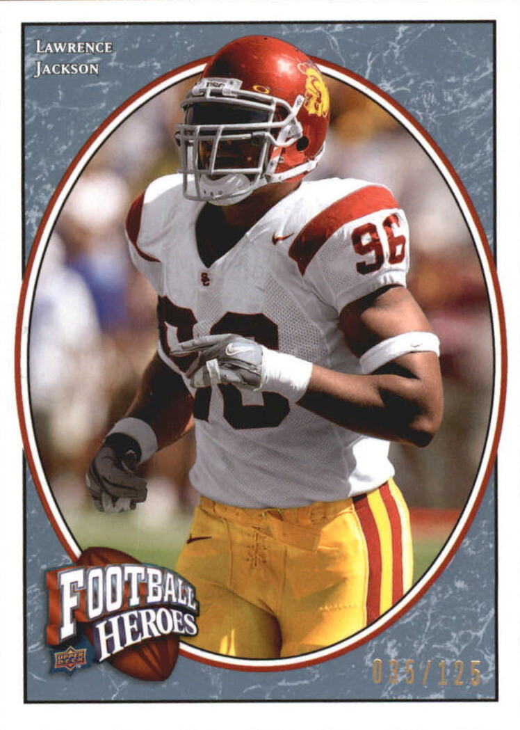 2008 Upper Deck Football Heroes - Rookie Heroes Blue #170 Lawrence ...