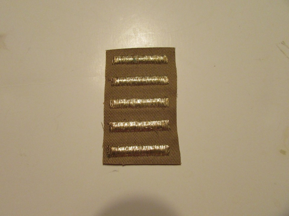 e3038 WW2 US Army Overseas Service Bars Summer Uniform Aged 5 Bars 30 ...