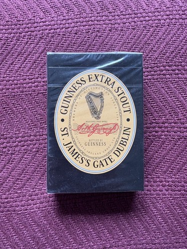 Vintage 1999 Guinness Playing Cards Poster Deck Sealed New Official ...