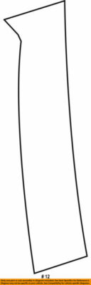 75921-0C020 Toyota Tape, black out, no.1 rh 759210C020, New Genuine OEM ...