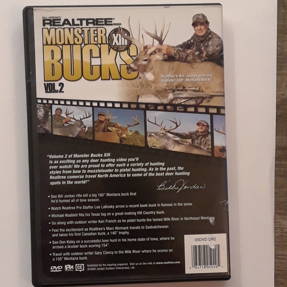 Realtree Monster Bucks XIII Vol.2 / DVD - 19 Thrilling Hunts | eBay