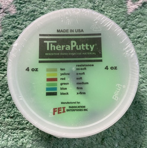 TheraPutty Medium Green 4oz Hand Exercise Putty | eBay