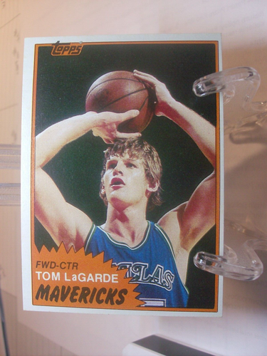 1981-82 Topps Basketball Card #10 - Tom Lagarde - Dallas Mavericks ...