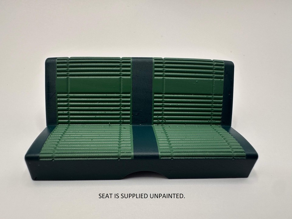 1/25 scale 1969 Road Runner rear bench seat for AMT or Heaths Model ...