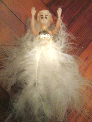 VINTAGE 1950s CHRISTMAS TREE FAIRY ANGEL | eBay UK