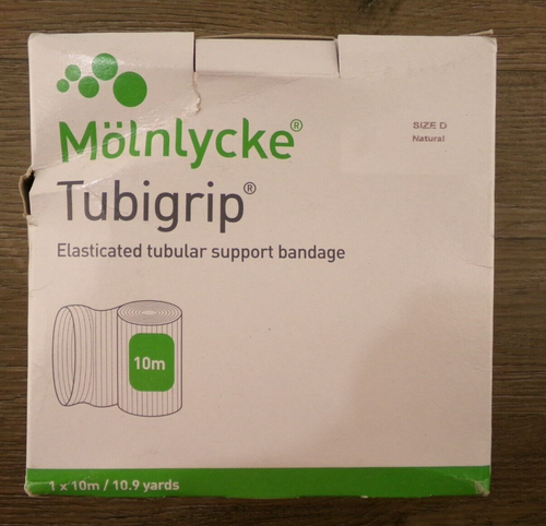Molnlycke Tubigrip Tubular Bandage REF 1437, Size D, 10M, Color ...