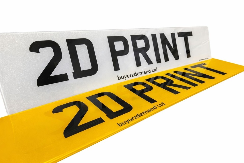 2D Number Plates for Cars 100% MOT Road LEGAL HIGH DEMAND FREE DELIVERY ...