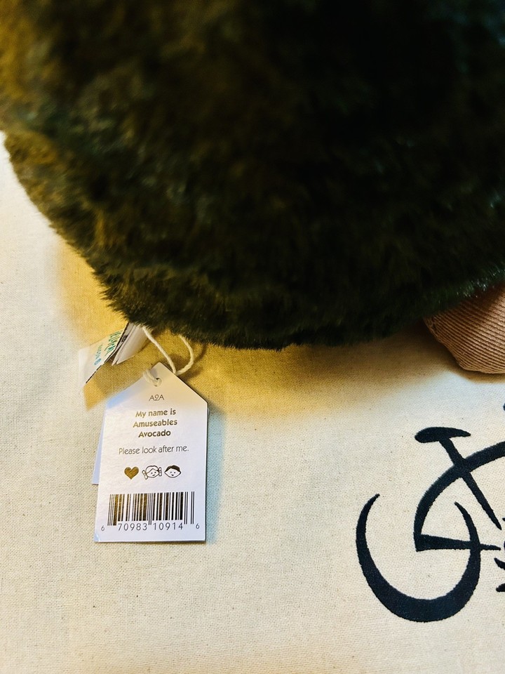 Jellycat medium Amuseable Avocado Avocado Soft Toy Brand New with tags ...