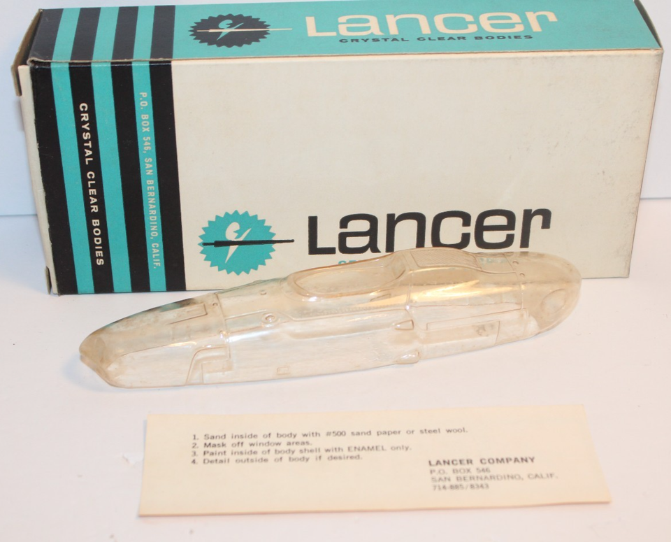 VINTAGE LANCER CRYSTAL CLEAR 215 EAGLE BODY NEW OLD STOCK | eBay