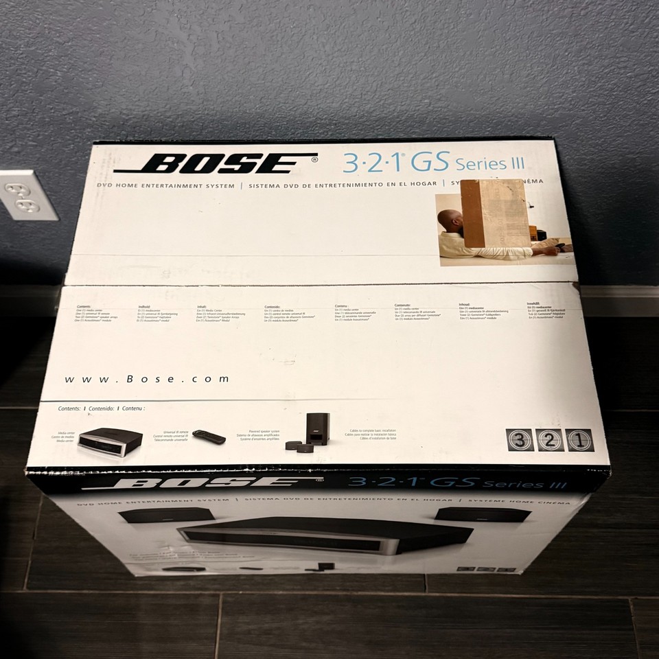 Bose 321 GS Series III DVD Home Entertainment System Media Center ...